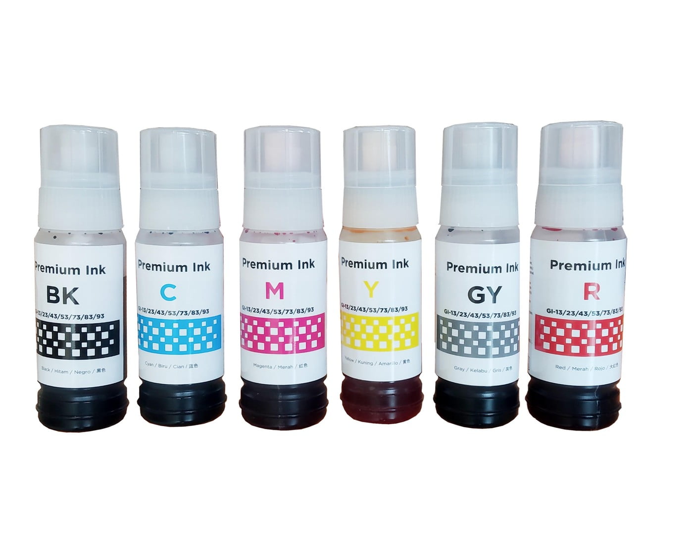 GoColor GI-73 Refill Ink for Canon G570, G670, G550, G650, G620 ...